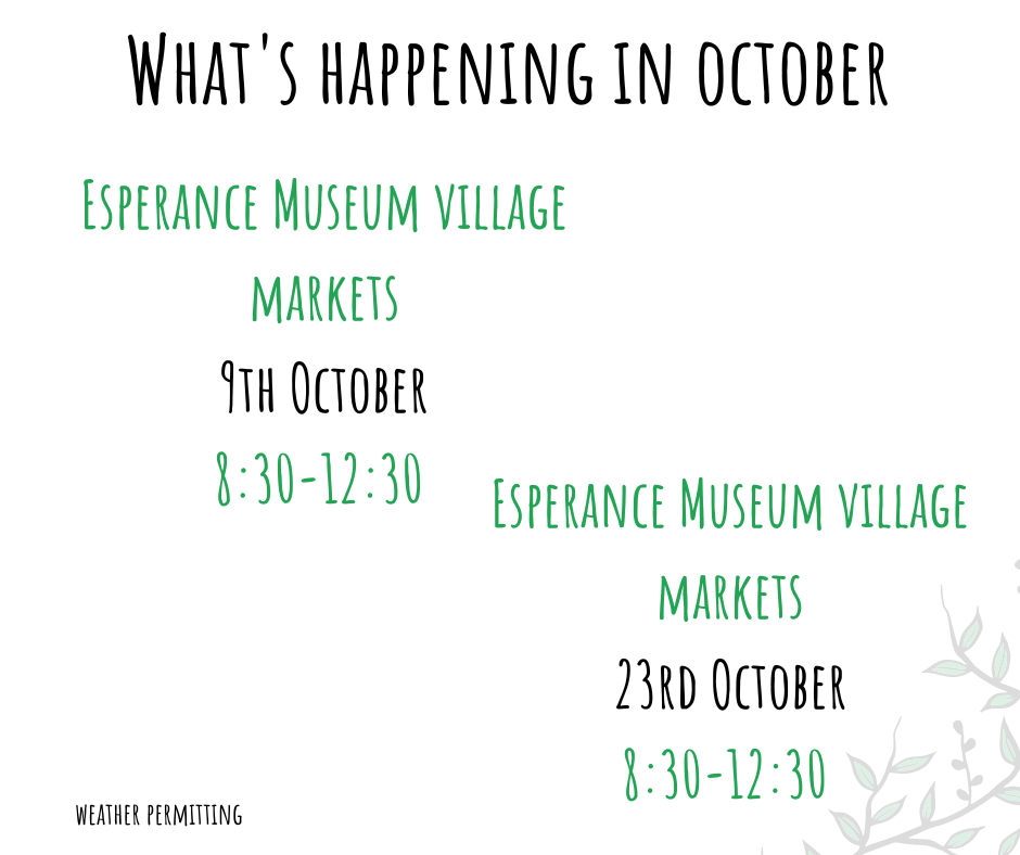 October Market Dates